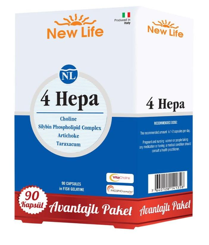 NewLife 4 Hepa 90 Kapsül | Kozmeko.com